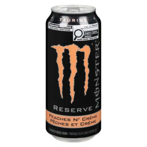 Monster Energy Peaches and Cream (Canada) 473ml - Candymail UK