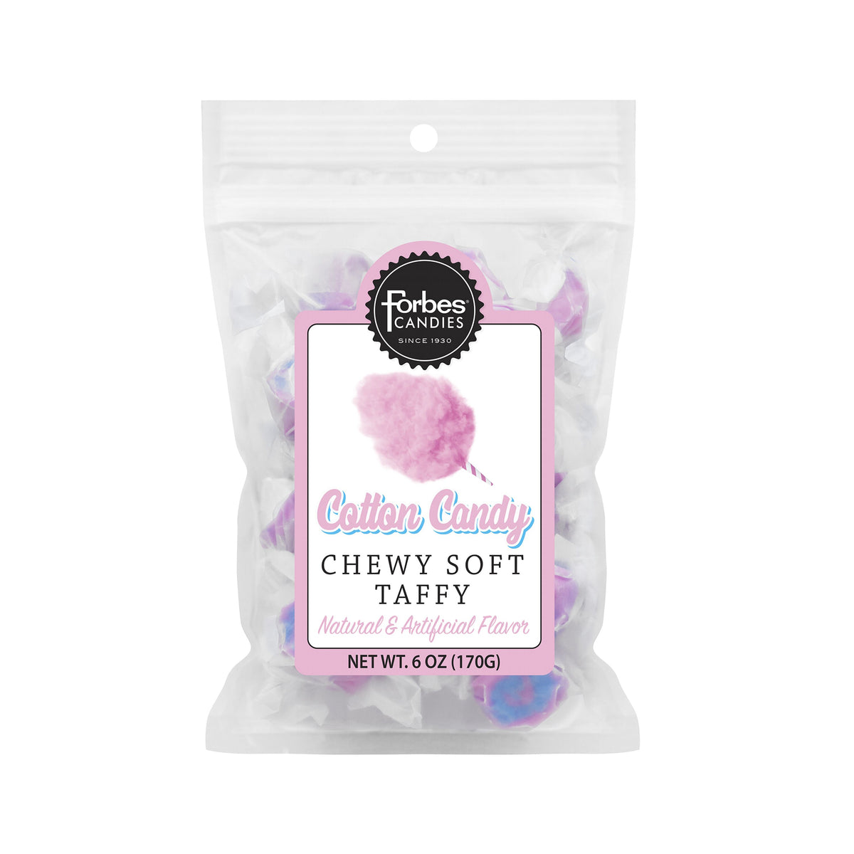 Forbes Candies Salt Water Taffy Cotton Candy 170g – Candymail UK
