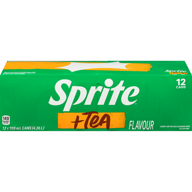Case of Sprite + Tea 12 x 355ml - Candymail UK