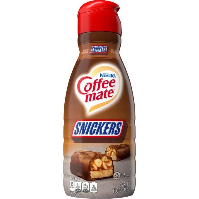 Coffee mate Duo Snickers Creme Coffee Creamer 946ml - Candymail UK