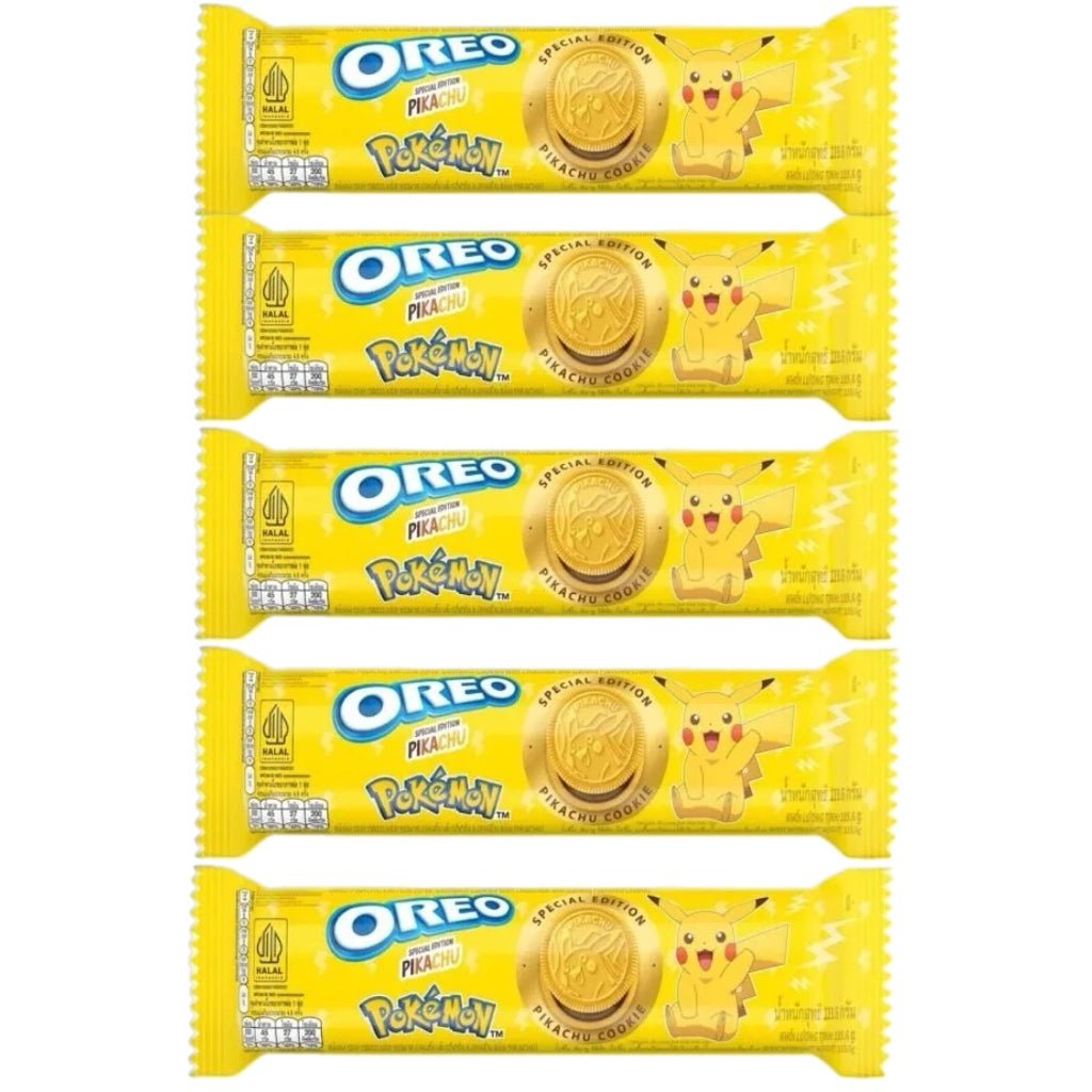 5 Pack Oreo Special Edition Pokemon Banana Cream Sandwich Cookies 5 x ...