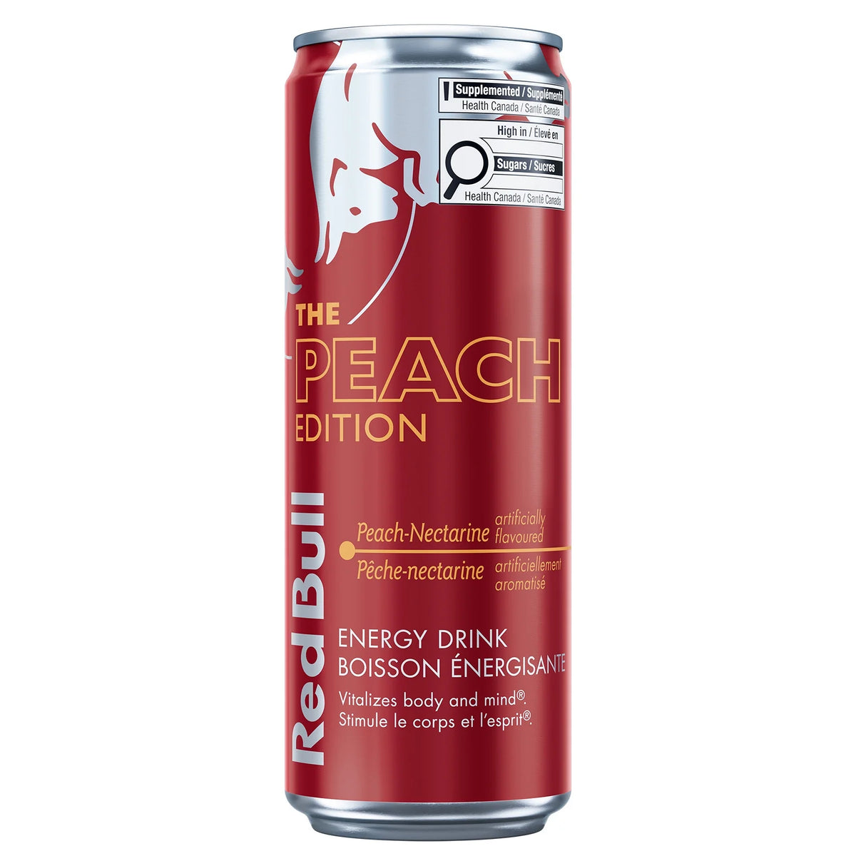 Red Bull Peach Edition (Canada) 🇨🇦 – Peach Nectarine Energy Drink (250 ...