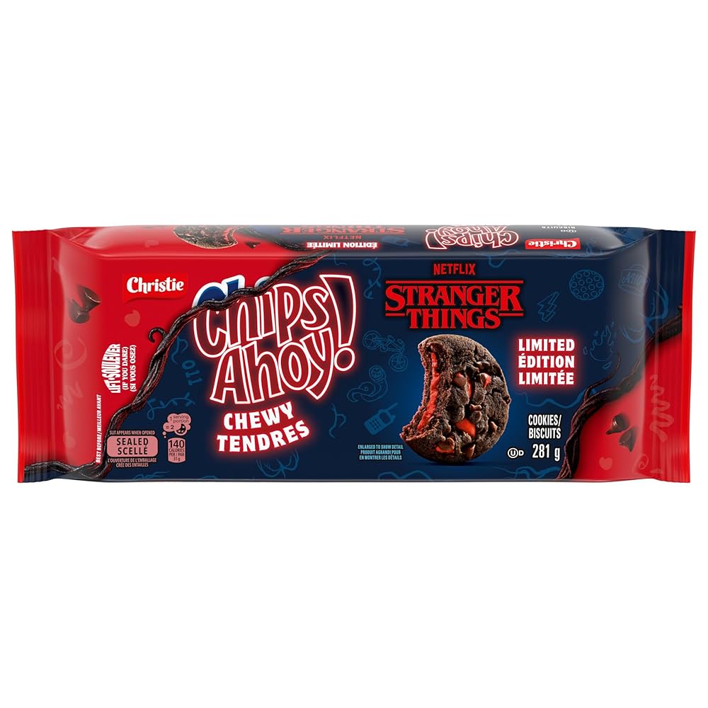Stranger Things Chips Ahoy! Chewy Cookies (281g, Canada) - Candymail UK