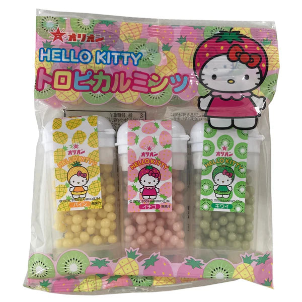 Orion Hello Kitty Tropical Mints – 3-Pack (21g) - Candymail UK