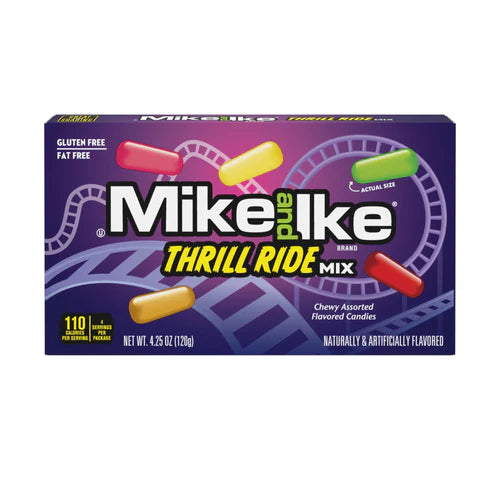 Mike and Ike Thrill Ride Mix 120g - Candymail UK