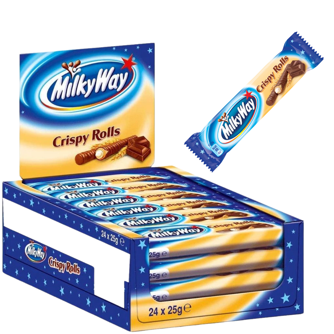 Milkyway Crispy Rolls 24x22.5g (Pre-Order) - Candy Mail UK – Candymail UK