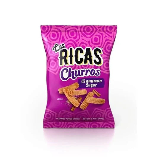 Las Ricas Cinnamon Sugar Churros – 63.8g (USA) - Candymail UK