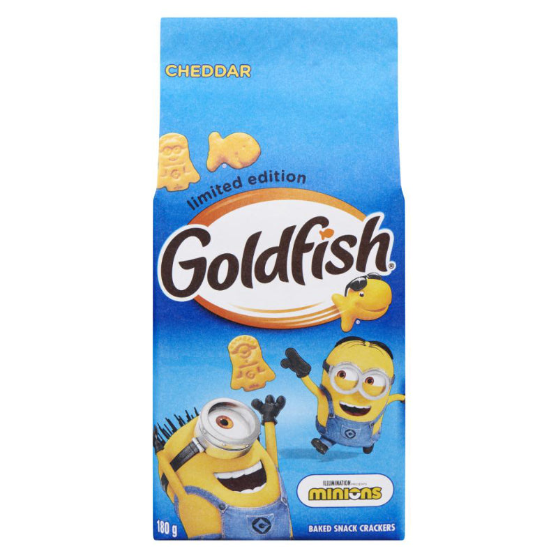 Pepperidge Farm Goldfish Minions Cheddar Crackers 180g - Candymail UK