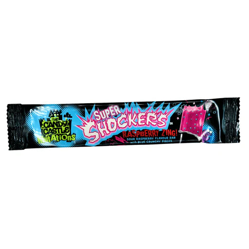 Super Shockers Raspberry Zing 22g - Candymail UK