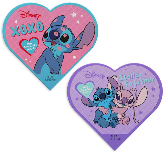 Disney's Stitch Milk Chocolate Heart Box 45g - Candy Mail UK – Candymail UK