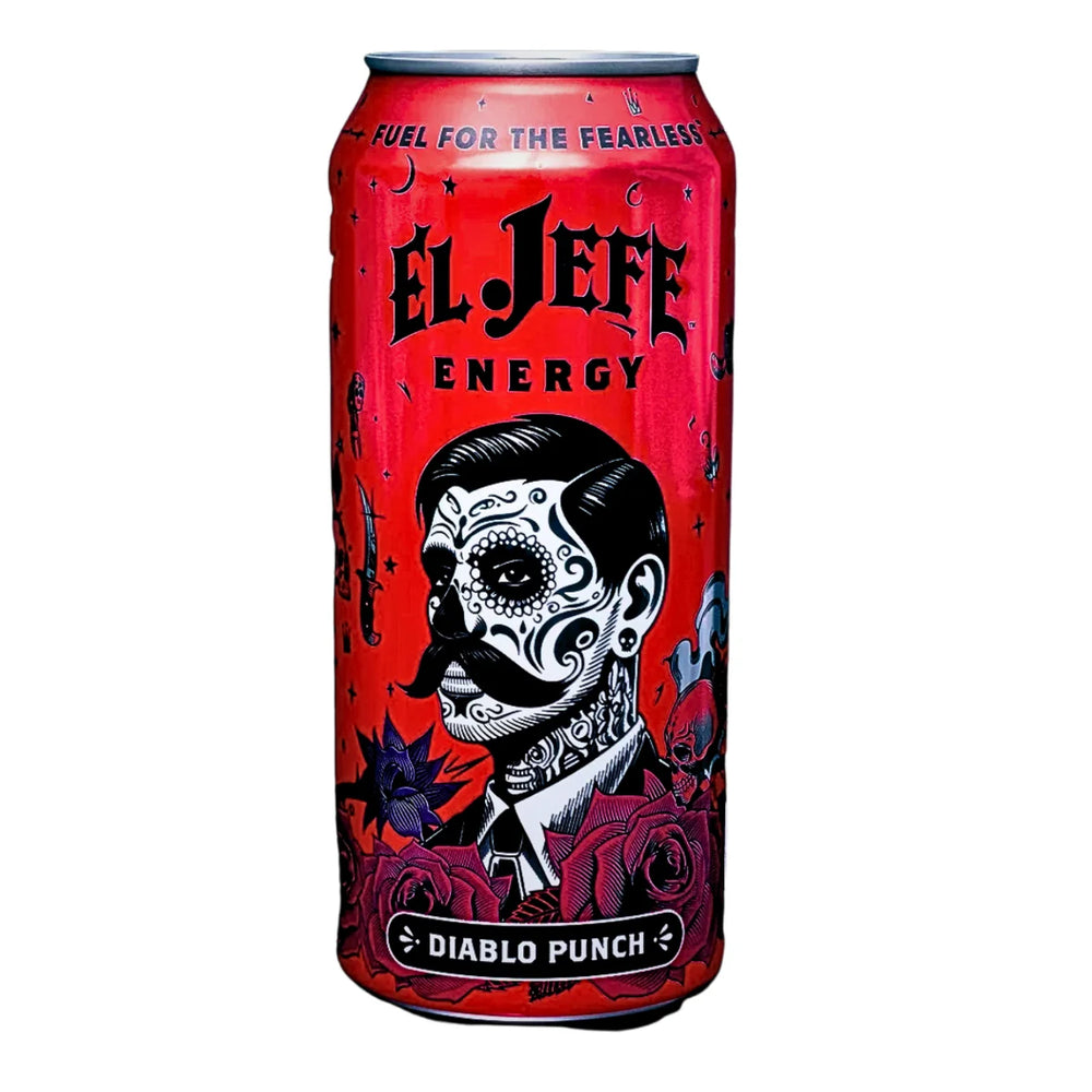 El Jefe Energy Drink Diablo Punch 473ml - Candymail UK
