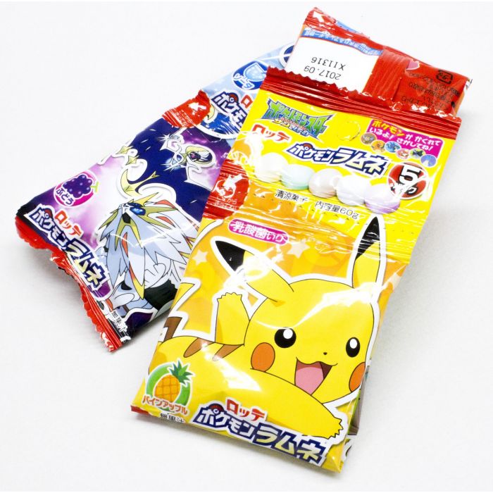 Lotte Pokemon Ramune Candy 5 Packs 60g (Assorted Designs) Best Before ...