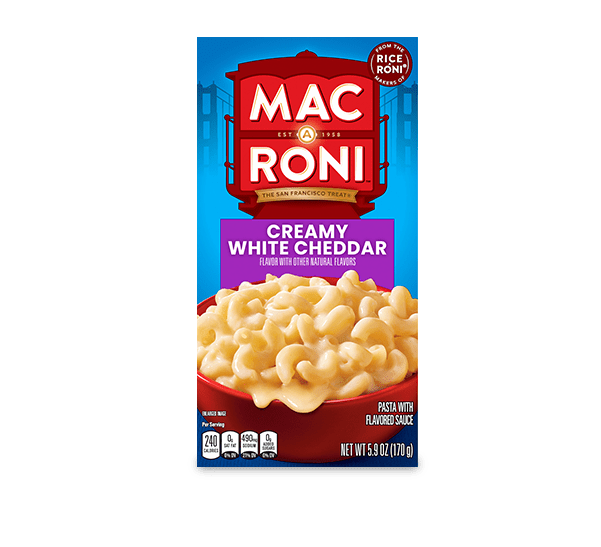 Mac-A-Roni Creamy White Cheddar 170g Best Before (16/05/25) - Candymail UK