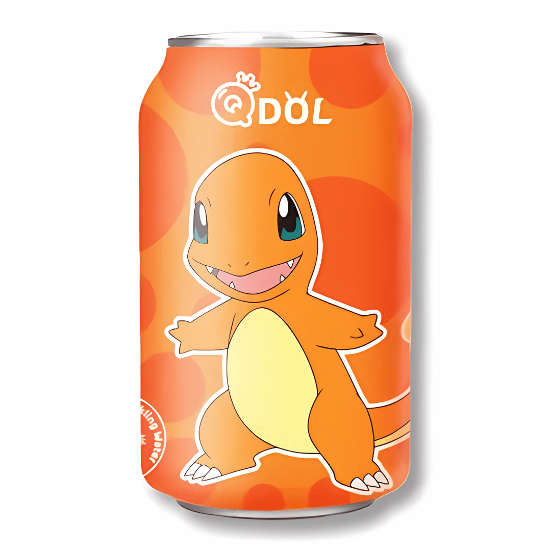 Ocean Bomb Pokemon Orange Soda Charmander 330ml (Damaged Can) - Candy ...