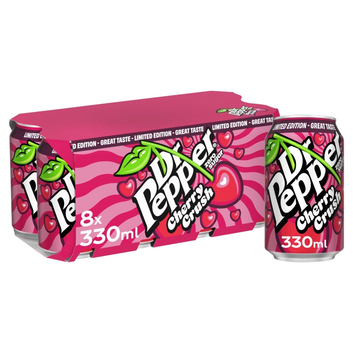 Dr Pepper Cherry Crush- Multipack 8x 330ml – Candymail UK