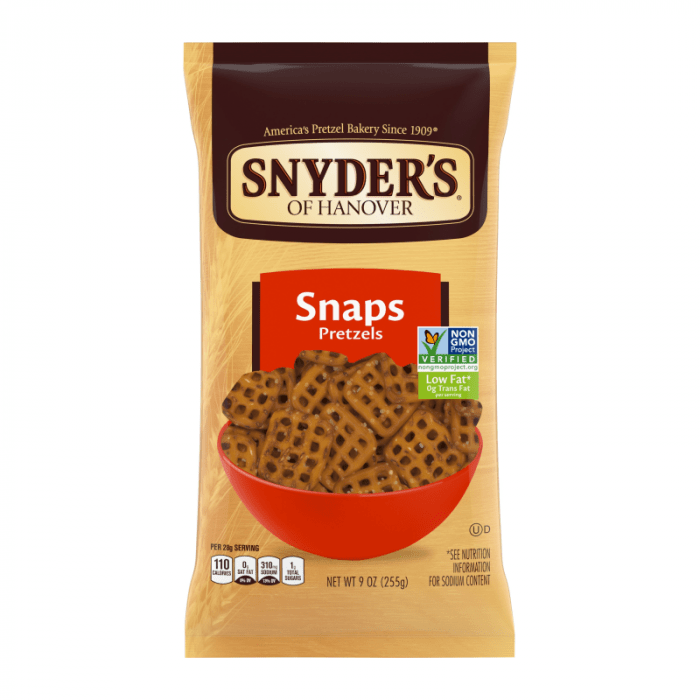 Snyder's Pretzel Snaps 255g - Candy Mail UK – Candymail UK