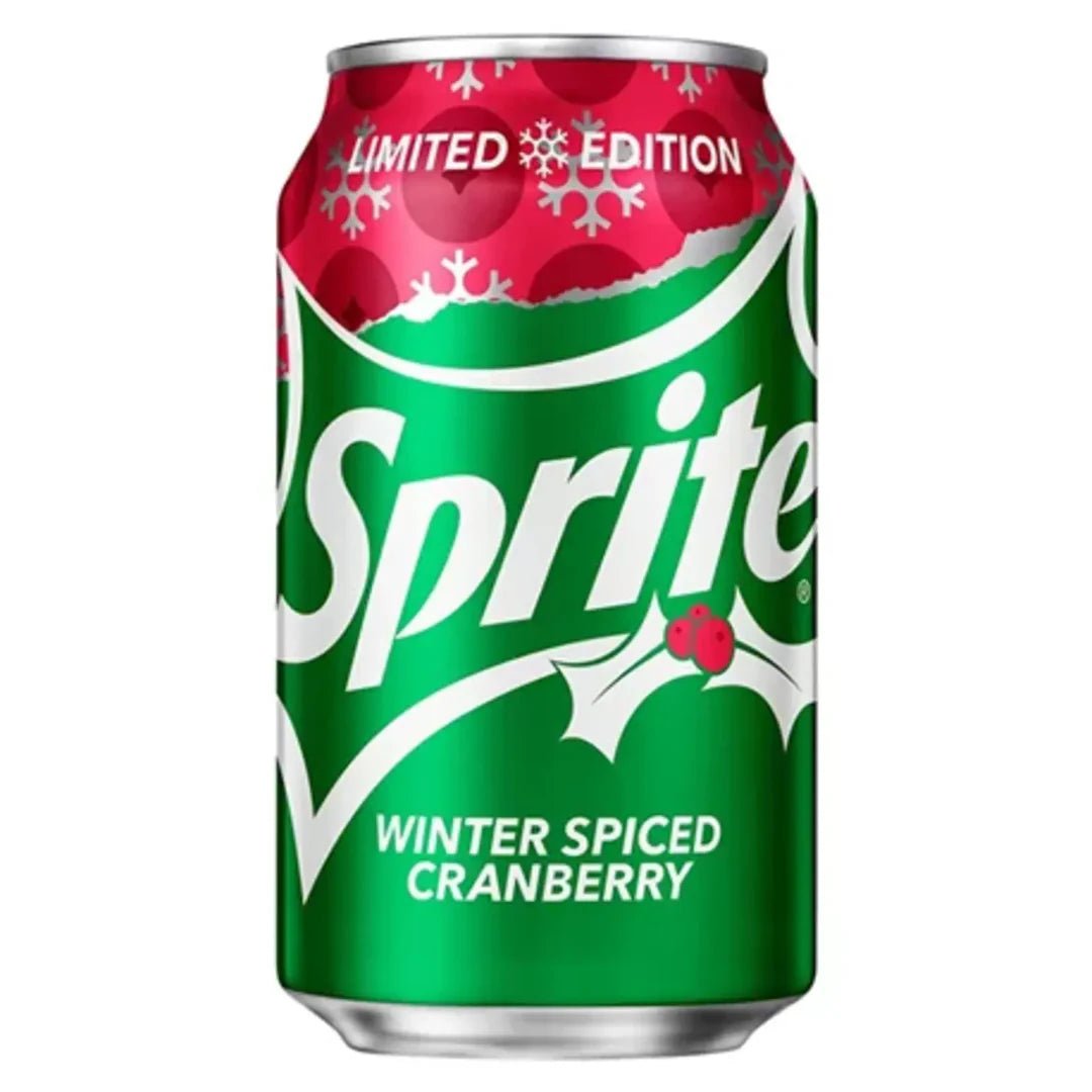Sprite Winter Spiced Cranberry 355ml - Candy Mail UK – Candymail UK