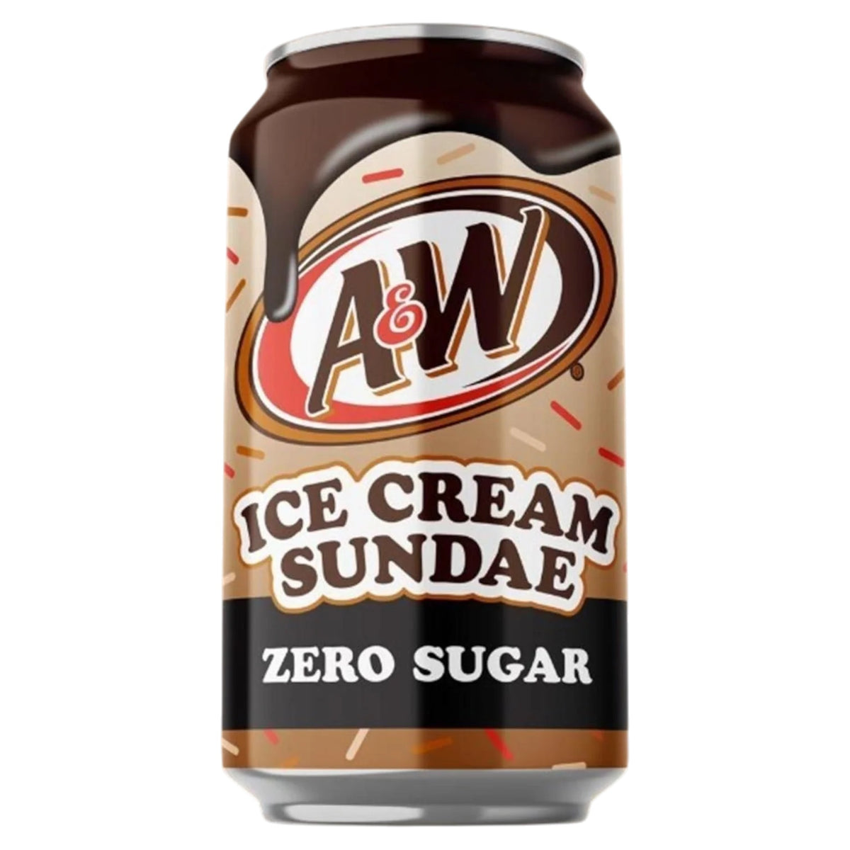 A&W Zero Sugar Ice Cream Sundae Soda 355ml - Candymail UK