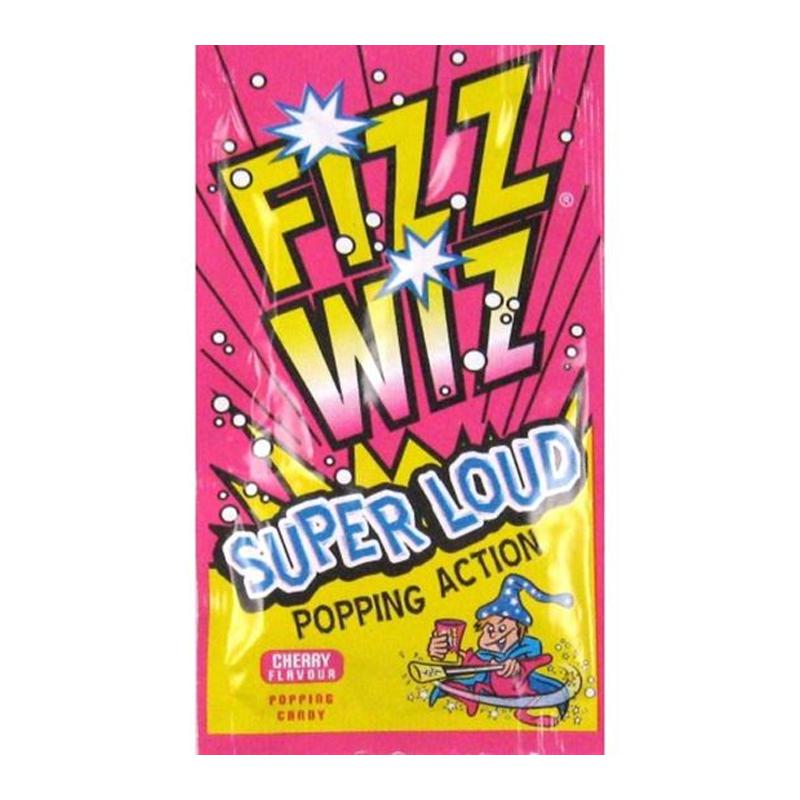 Fizz Wizz Cherry Popping Candy 4.9g - Candy Mail UK – Candymail UK