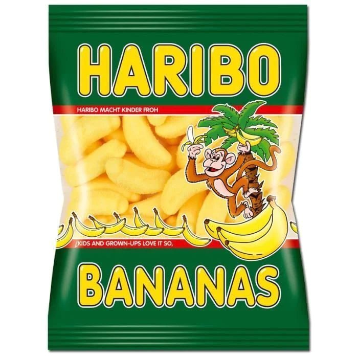 Haribo Banan's (France) 120g - Candy Mail UK – Candymail UK